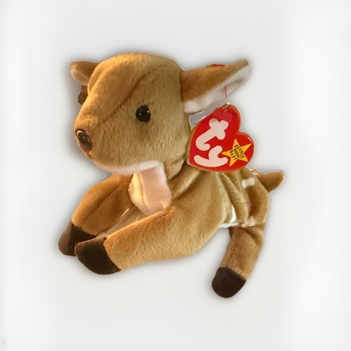 Ty Original Beanie Babies WHISPER THE FAWN Spotted Baby Deer MWMT RARE ...