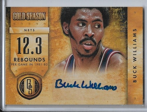 2013-14 Panini Gold Standard BUCK WILLIAMS Gold Season Autograph #ed 16 ...