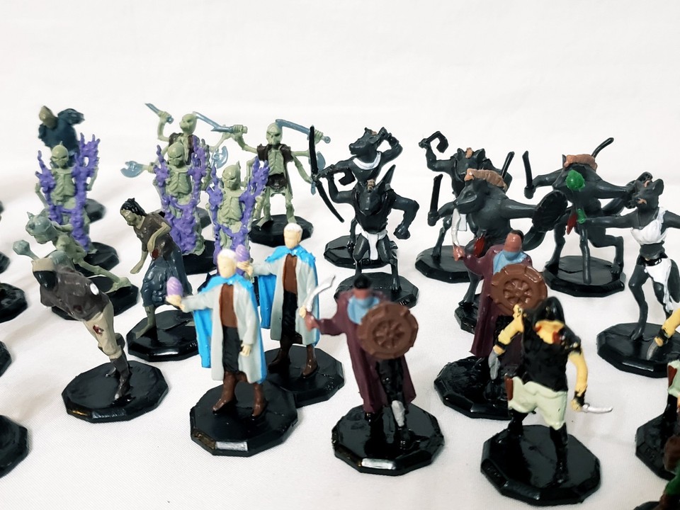 Lot of 56 Dungeons & Dragons Monster Miniatures Figures D&D Minis Orcs ...