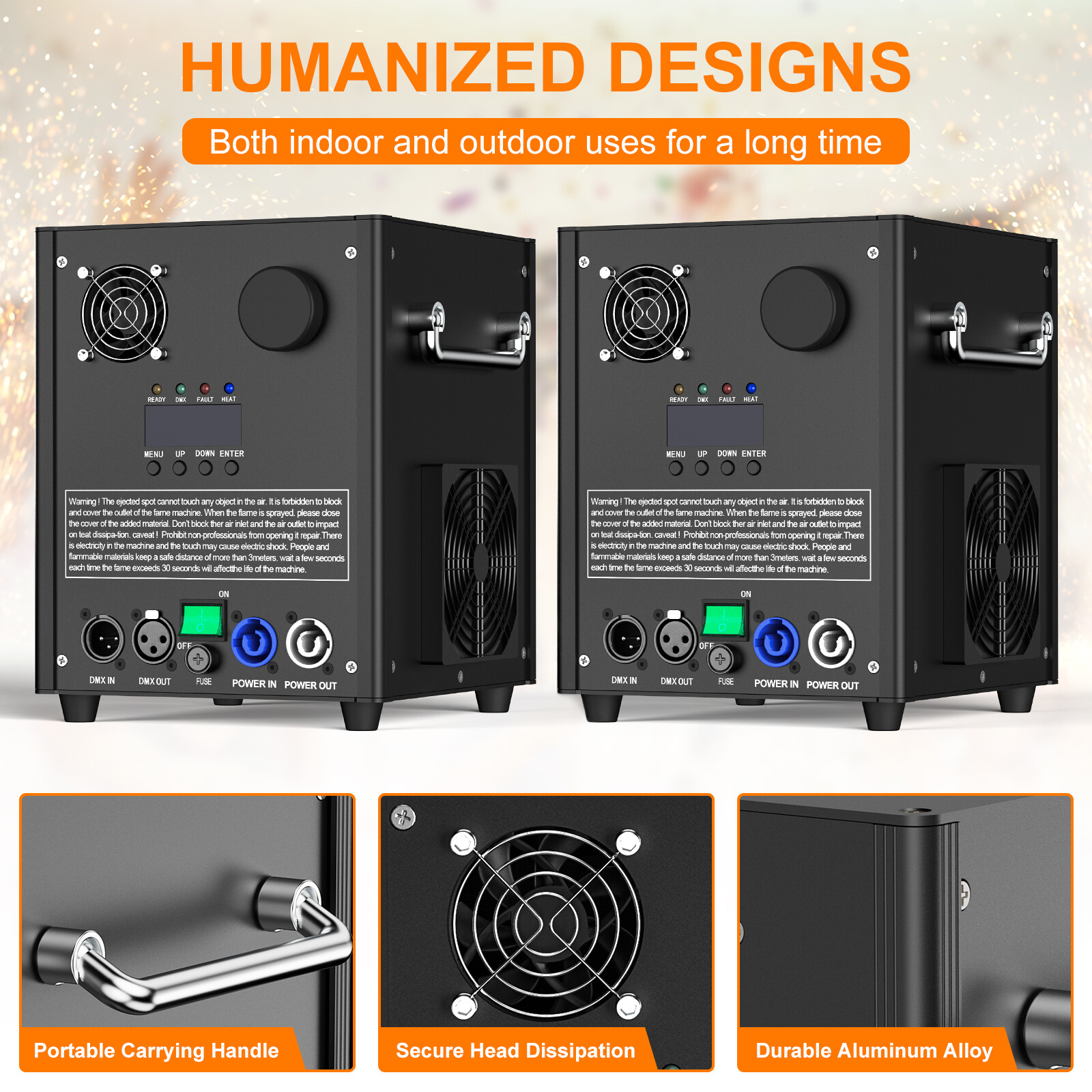 Cold Spark Machine 750W Sparkler Fountain for Wedding Events with ...