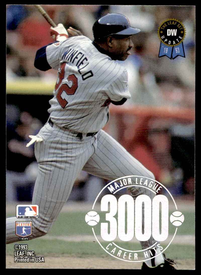 1993 Leaf 3000 Dave Winfield Minnesota Twins #DW | eBay