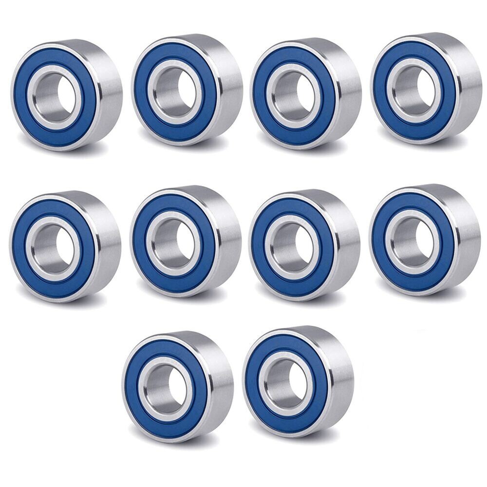 10 Packs 5203-2RS Double Row Angular Contact Ball Bearing 17mmX40mmX17 ...