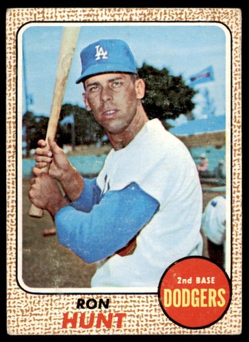 1968 Topps Ron Hunt #15 Los Angeles Dodgers | eBay