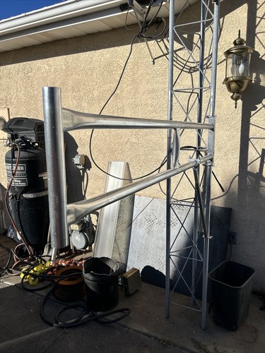 Antenna Tower Side Arm Mount 57 Inches From Tower 12 Inch Mounting Pipe ...