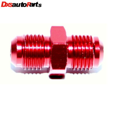 New Red -6AN Male to -6AN Male Thread Straight Aluminum Anodized ...
