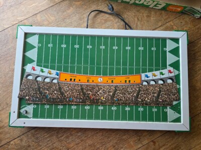 Vintage Tudor Electric Football Game - Works! Box, Parts, Scoreboard ...