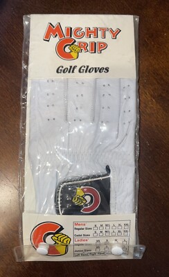 New Mighty Grip Leather Golf Gloves - Mens' Regular -Multiple Sizes -R ...