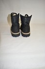 New! Ganni Women's Edna Black Quilted Lace Up Boots Size 8 US | eBay