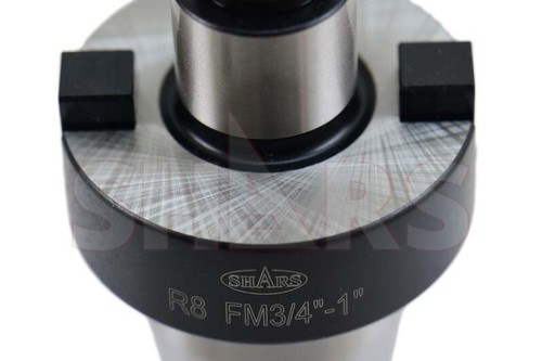 Shars 3/4" R8 Shank Shell Mill Arbor Adapter for Bridgeport Machine P ...