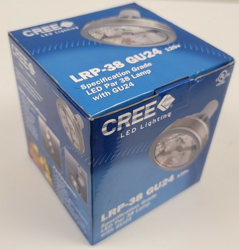 CREE LRP38A92-20D40-GU24 Par38 LED Bulb/Lamp 12w AC 120V E330248 40LP ...