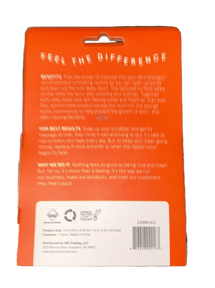 Clean Logic Detox Charcoal Scrubber Body Dual Texture 3 Pack Bundle | eBay