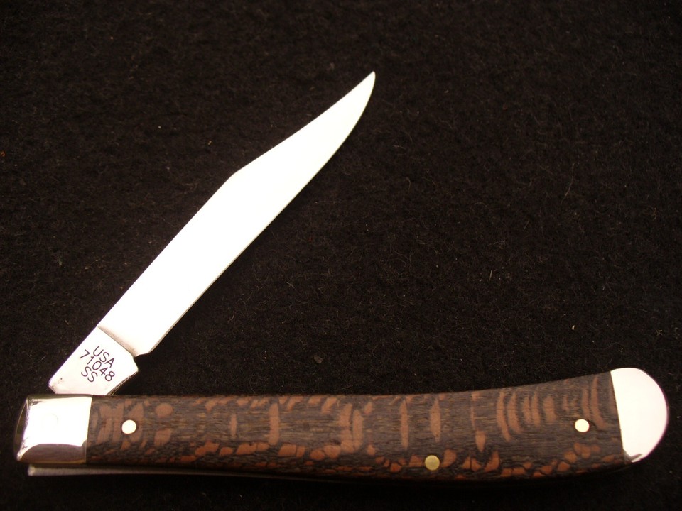 Case XX USA 71048 SS Black Sycamore Handles Farmer's Knife 9-dot 2021 ...