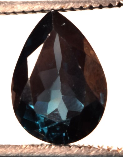 4.30 Cts. Natural London Blue Topaz Pear Shape Certified Gemstone | eBay