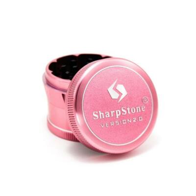 SharpStone V2 Hard Top 4 Piece 2.5” Herb / Spice Grinder PINK AUTHENTIC | eBay