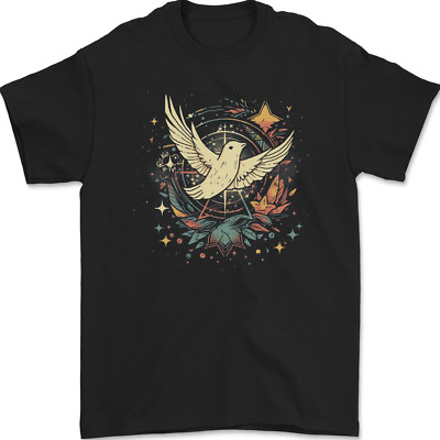 Freedom Taube IN Cosmic Kranz Peace Love Herren Maglietta 100% ...