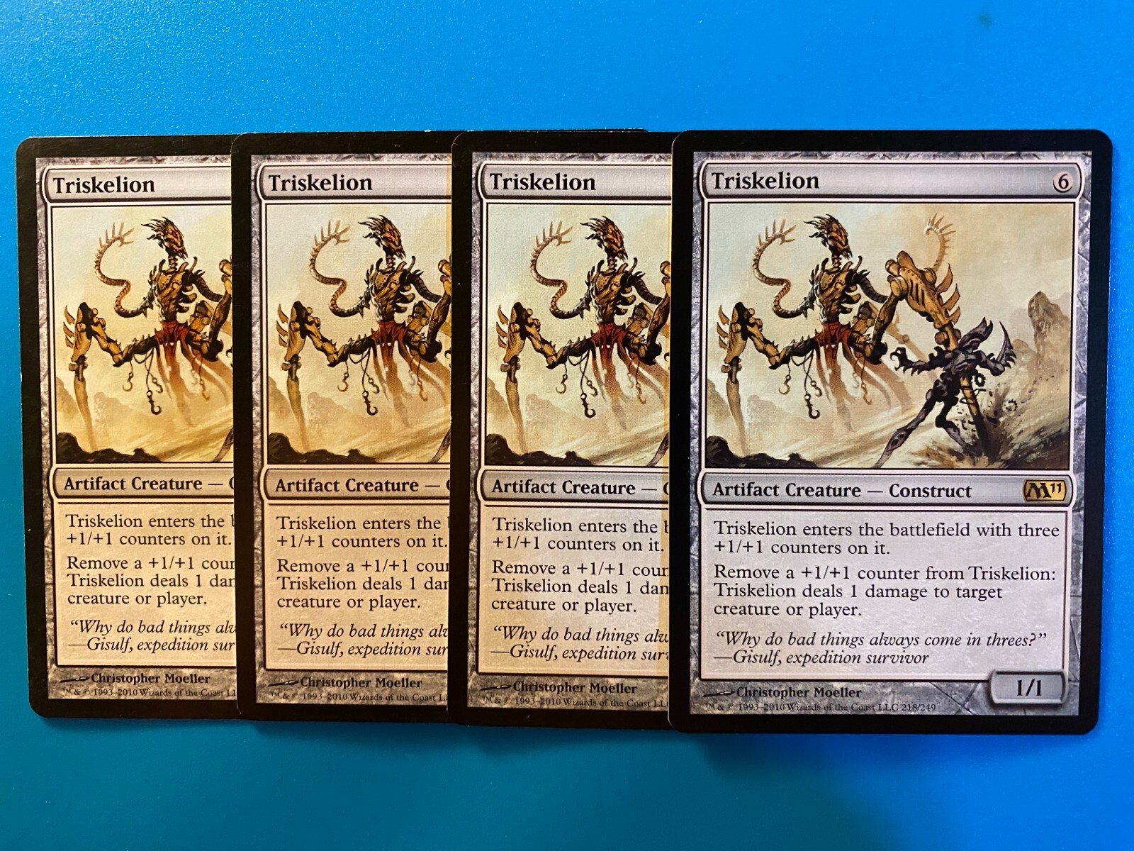 MTG 4x Triskelion Core Set 2011 M11 Modern Magic the Gathering Card x4 ...