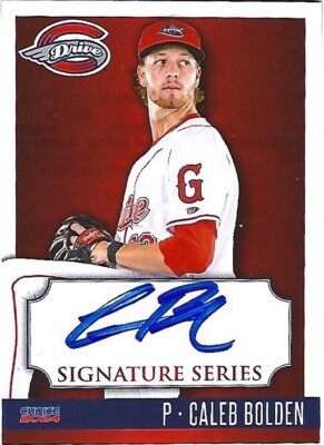 Caleb Bolden Autographed 2024 Greenville Drive Team Set Choice - Red ...