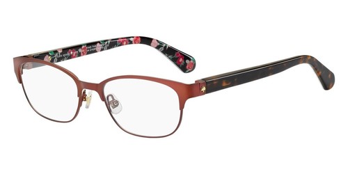 New Kate Spade New York KS DIANDRA Eyeglasses 0YDC Burgundy Havana 51mm ...