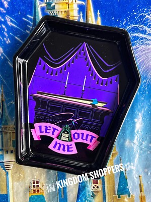 2023 Disney Parks The Haunted Mansion Let Me Out Coffin Trinket Tray ...