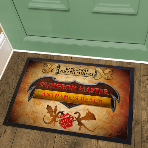 Dungeon Master Personalised Welcome Mat Doormat Based on Dungeons ...