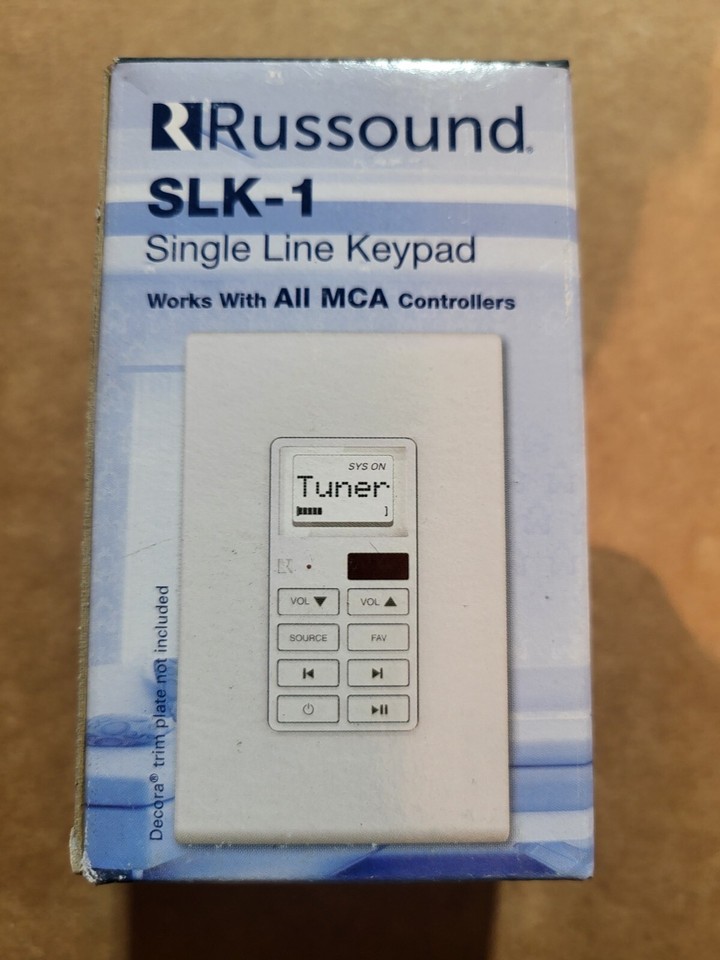 RUSSOUND AUDIO SYSTEM KEYPAD SLK-1 LCD FOR SOURCE & STATION CONTROL | eBay