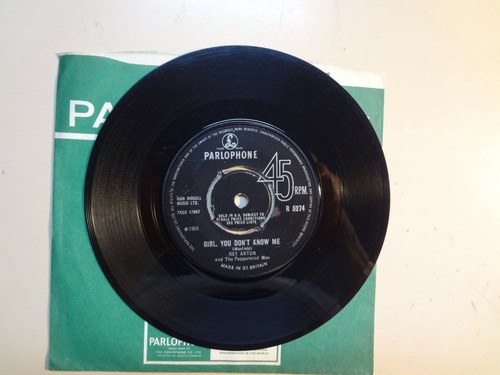 REY ANTON & THE PEPPERMINT MEN:Girl You Don’t Know Me-U.K.7" 65 ...