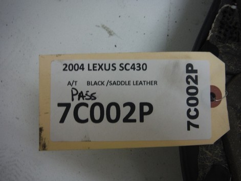 2004 LEXUS SC430 A/T PASSENGER RIGHT INTERIOR DOOR PANEL OEM 2001 2002 ...
