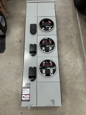 Siemens 3 Gang Meter Stack WMM31125 1PH IN 1PH OUT NEW | eBay