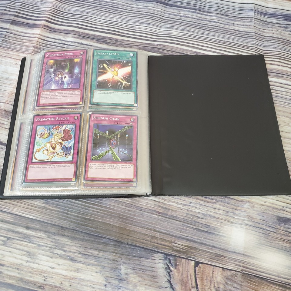 Yu-Gi-Oh Trading Card Game Album 14 Page Plus 100+ Cards 1996 Storage ...