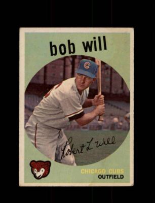 1959 BOB WILL TOPPS #388 CUBS *1418 | eBay