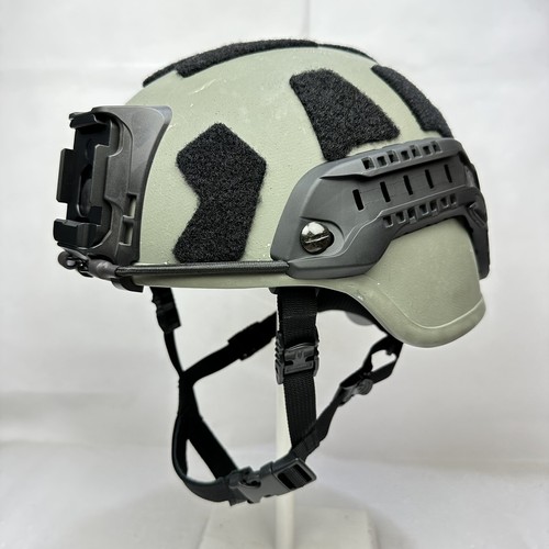 Medium SWAT Gray & Black ACH Ballistic Military Advanced Combat Helmet ...