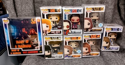 Ozzy Funko Pops. Custom Rhoads. Hard-stack Protectors Included. 2 Free ...