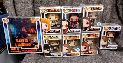 Ozzy Funko Pops. Custom Rhoads. Hard-stack Protectors Included. 2 Free ...