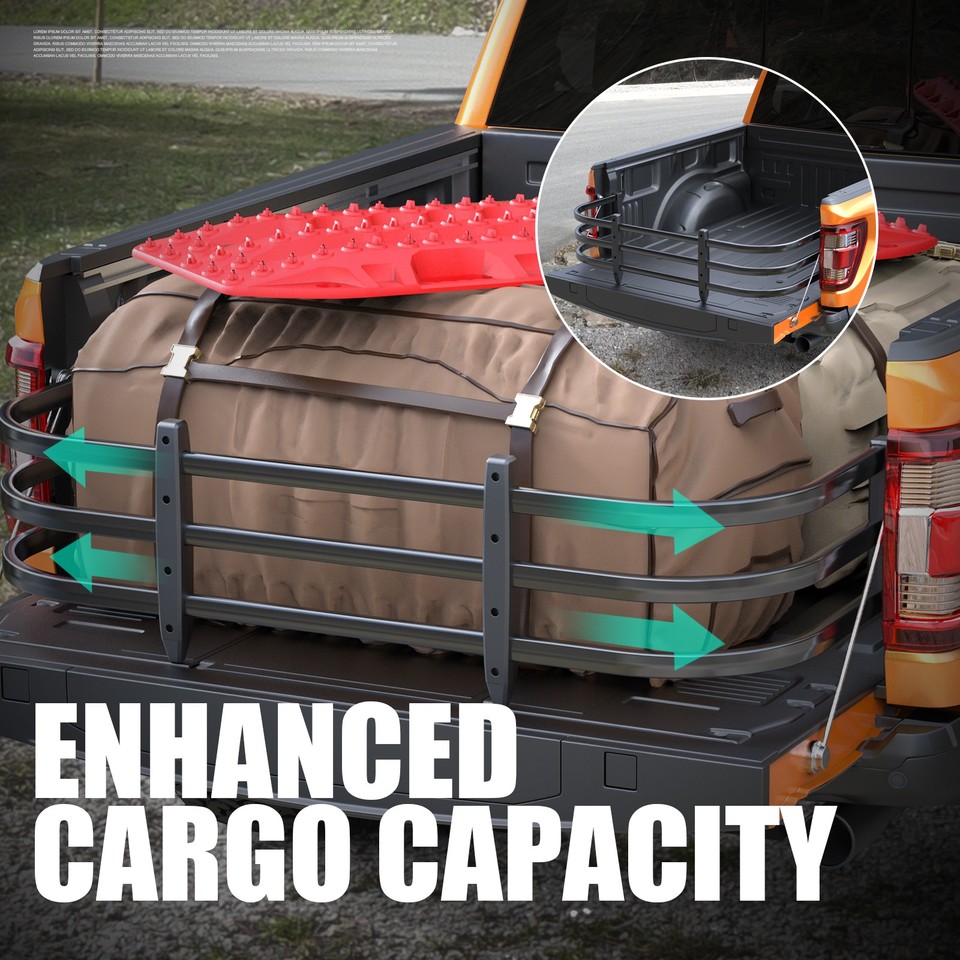 Truck Bed Extender Retractable Tailgate Extension for GMC Sierra 1500 ...