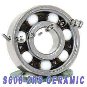 S608-2RS Skate Bearing Ceramic Sealed 8x22x7 Miniature 7514 | eBay