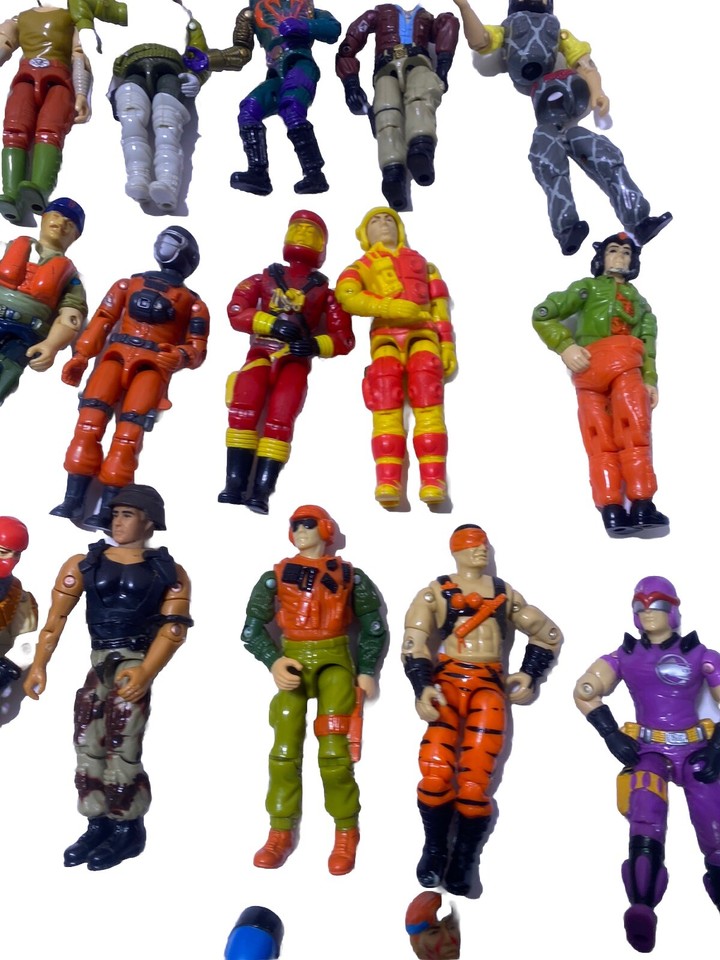 GI Joe Action Figure Lot (54) G.I. Vintage Hasbro Toys Army American ...