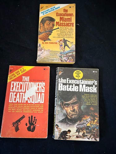 MACK BOLAN EXECUTIONER BOOK LOT C Don Pendleton Early Books | eBay
