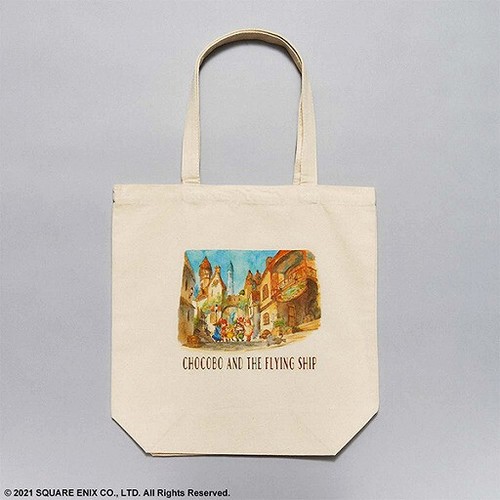 Final Fantasy Ehon Chocobo and the Flying Ship Tote Bag Square Enix New ...