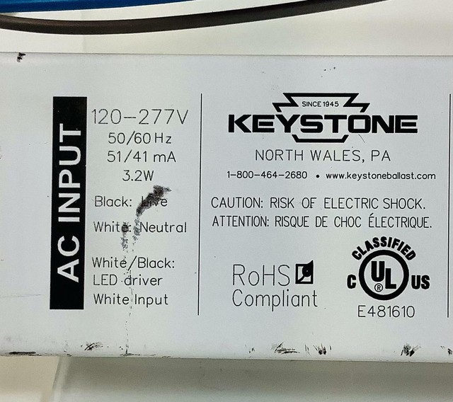 Keystone LED Emergency Back-Up Driver Kit (KT-EMRG-LED-5-500-K1) for ...