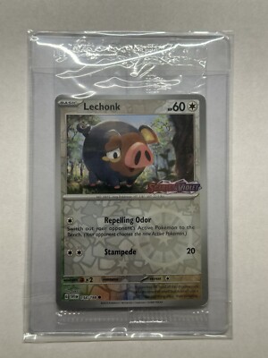 EU Exclusive Lechonk 154/198 Scarlet & Violet Stamped Promo SEALED | eBay