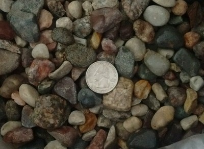 20 lbs Natural Aquarium Fish Tank Substrate Pebbles gravel and color | eBay