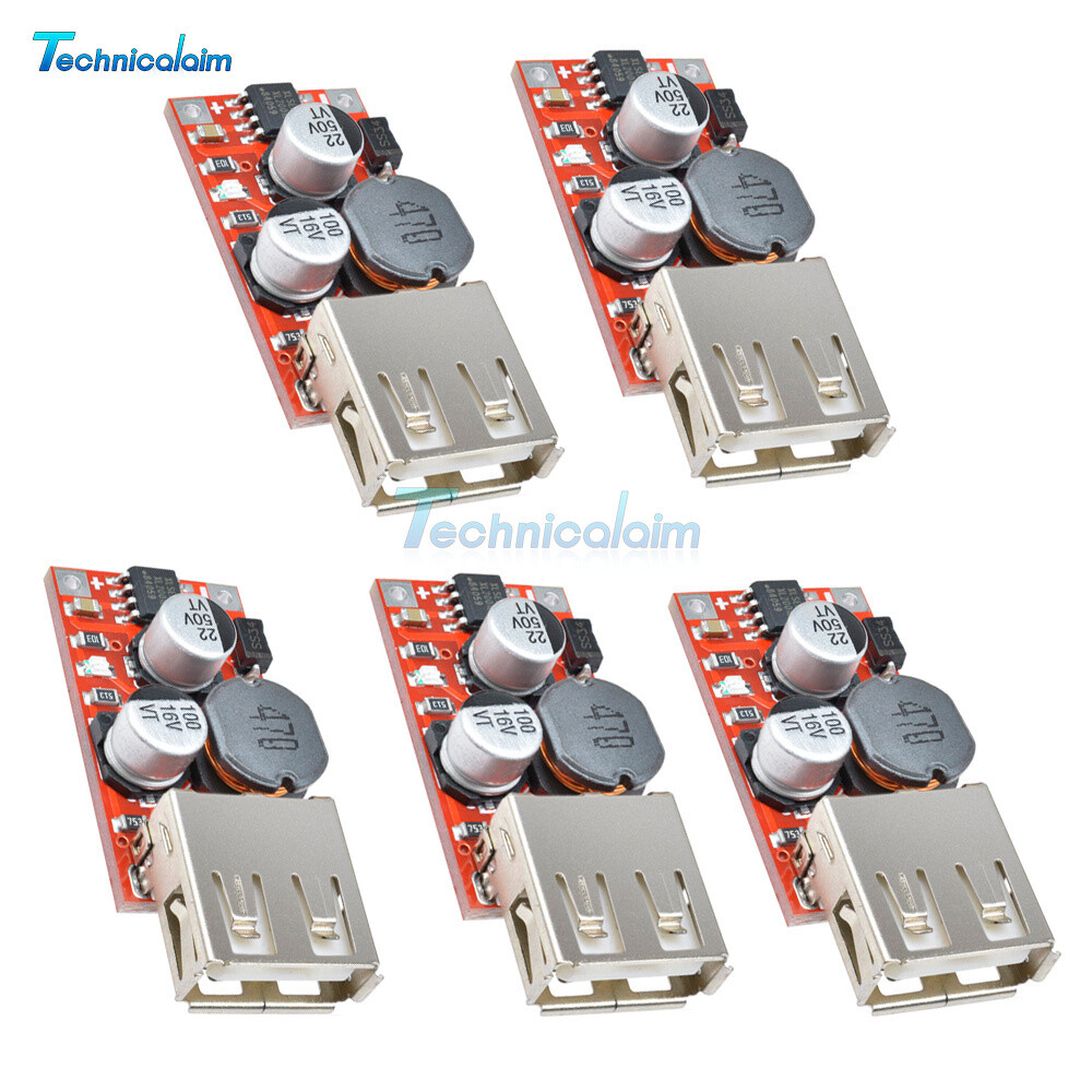 DIY DC To DC Power Step Down (Buck) Voltage Regulators DC 12V/24V To 5V ...