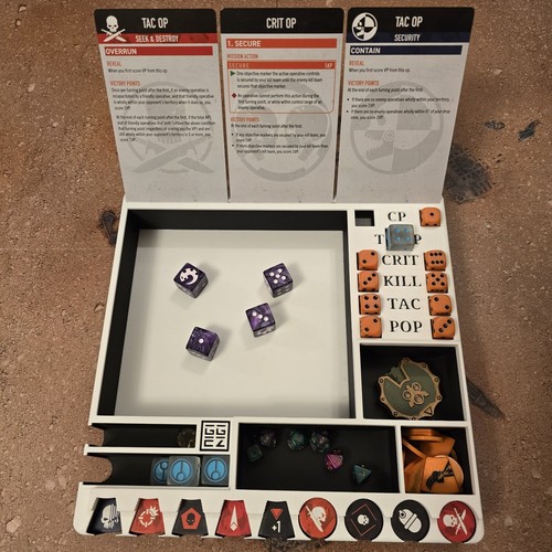 Kill Team Equipment, Cards, Dice & Token Box to fit in 4L Really Useful ...