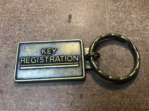 Vintage Key Registration Key Chain Nashville, TN | eBay