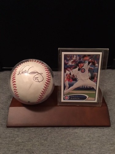 Matt Garza and Others Autographed Signed Baseball - OMLB - Cubs - Luis ...