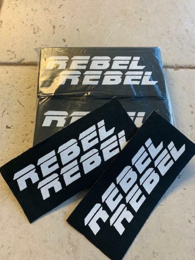 Rebel Rebel logo patch Hollywood Glam Punk Rock Gothic Heavy Metal ...