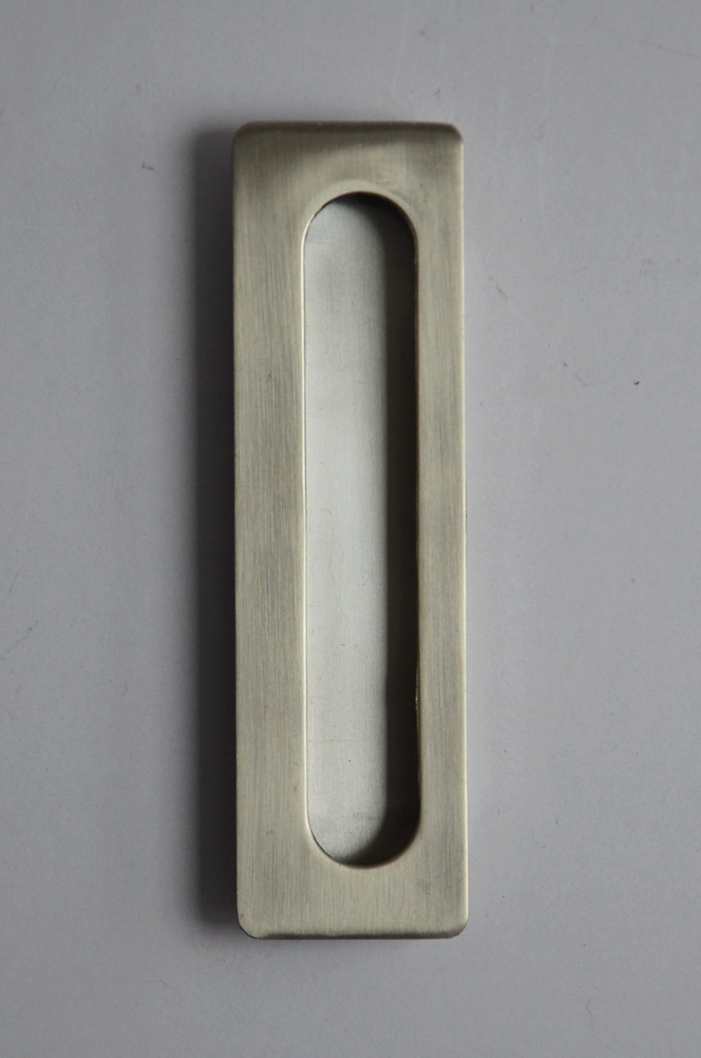 Stainless Steel Satin Flush Recessed Inset Sliding Cabinet Door Pull ...