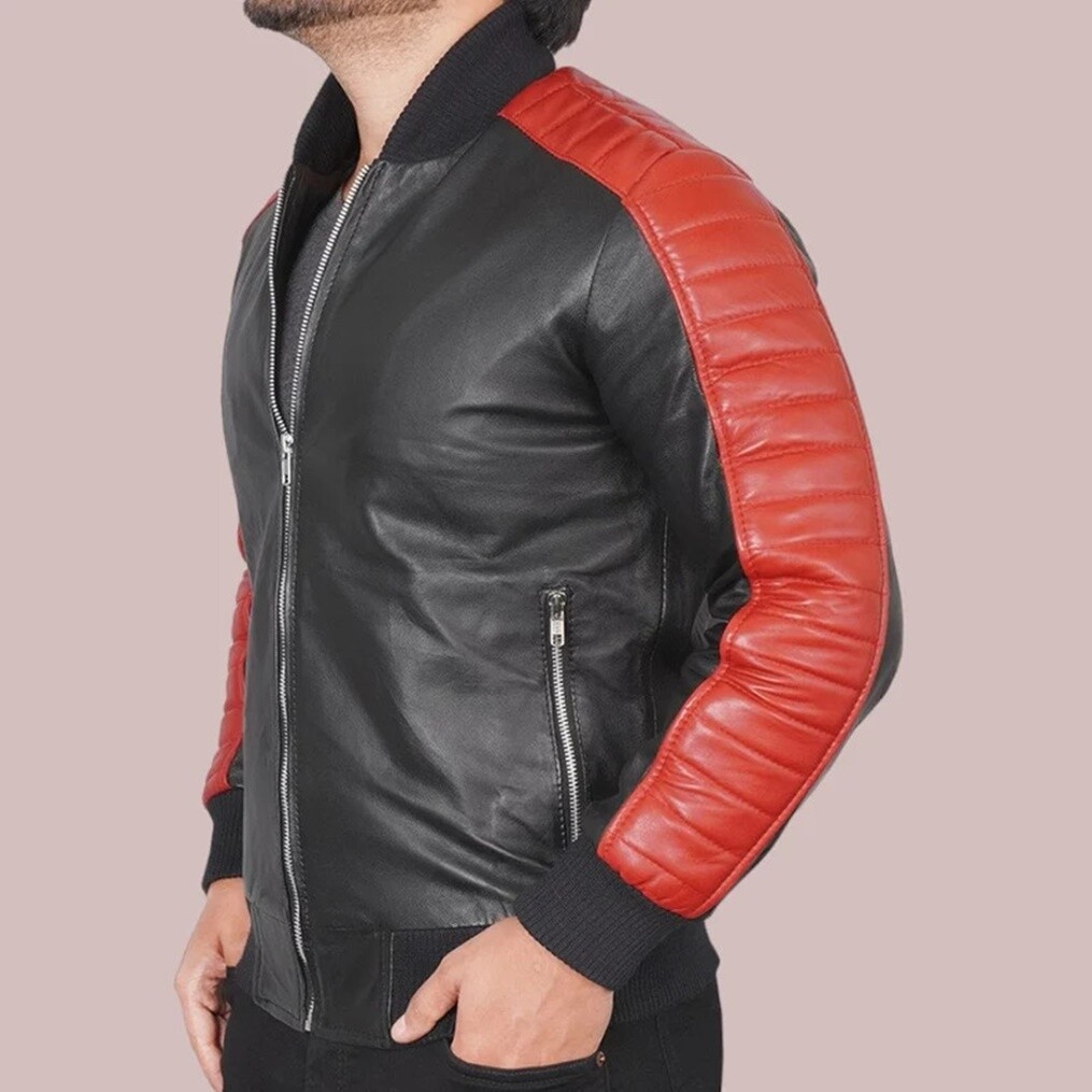 Miami Vice Jacket For Men Ryan Gosling The Fall Guy Bomber Leather ...