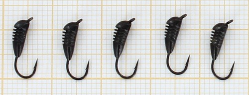 Tungsten Ice Fishing Jigs - Marmooska Winter Jig Heads (Hook #14 ...