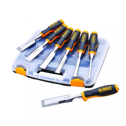 Dewalt 6pc Wood Chisel Set and Side Strike 25mm Chisel DWHT0-16065 ...